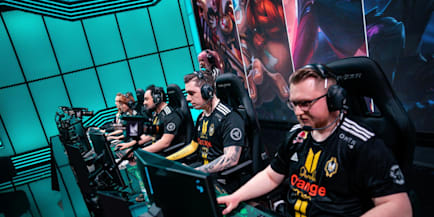 League of Legends LEC trophy: Vitality team +interview+