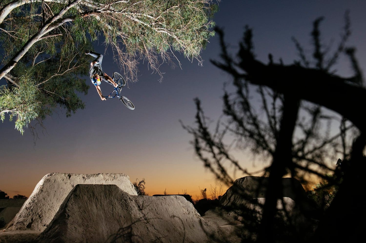 BMX pro Mike ‘Hucker’ Clark at home in California