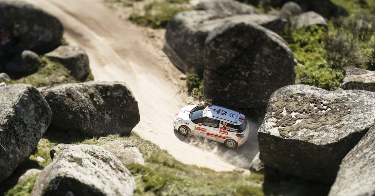 Tilt-shift rally photos from the WRC