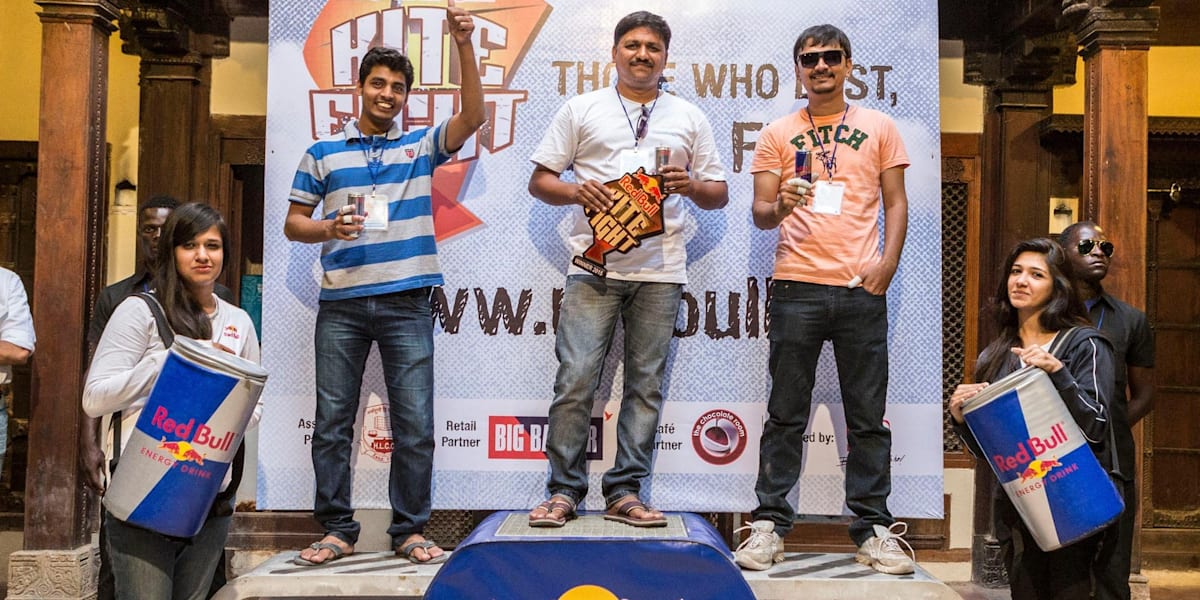 Winners of India's first Red Bull Kite Fight