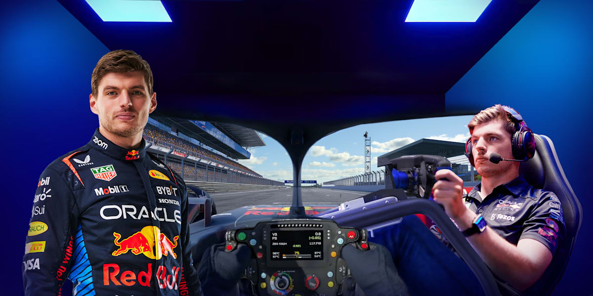Game on: race als Max Verstappen