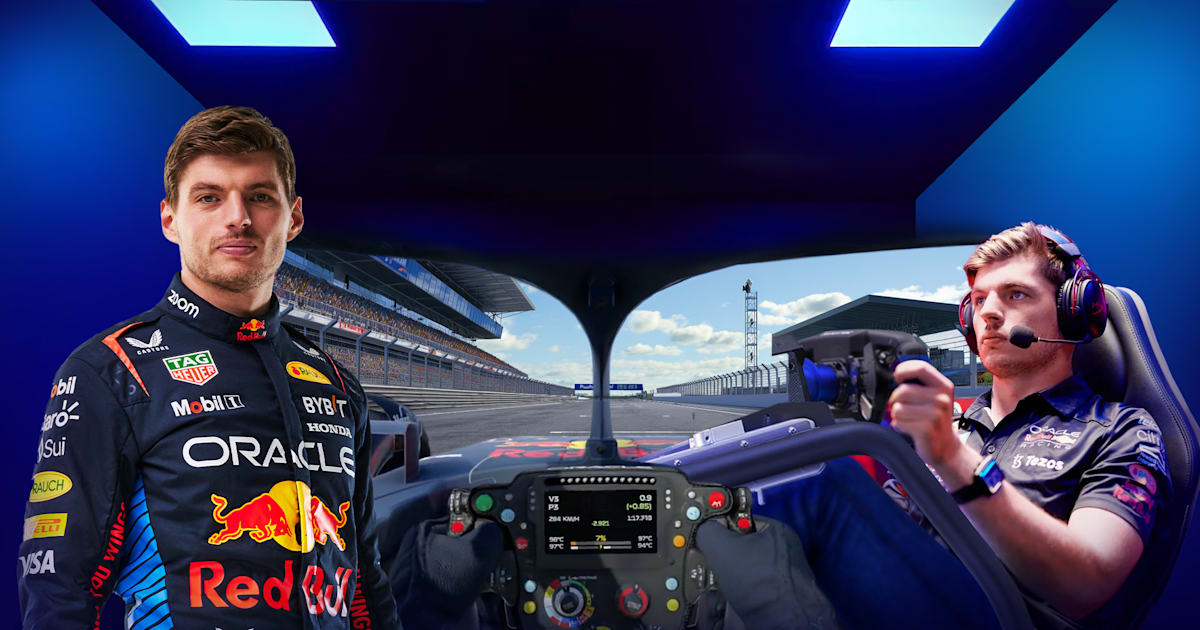 Game on: race als Max Verstappen