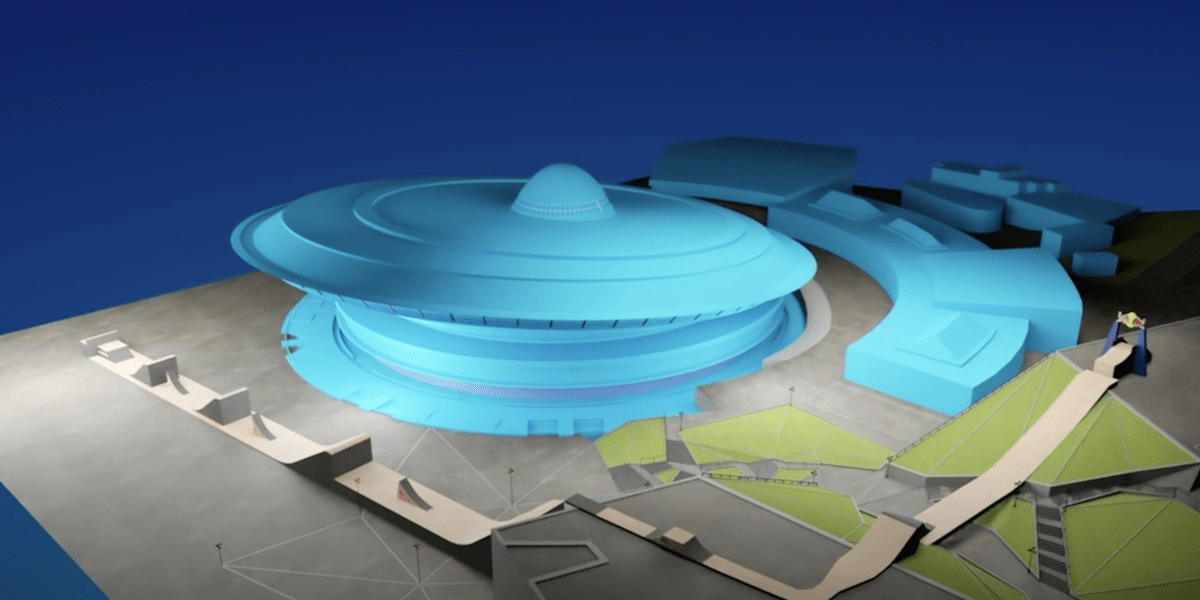 Red Bull Roof Ride: Course Animation