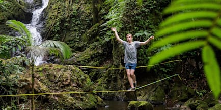 Alex Mason vídeo de slackline: Red Bull Slackladder