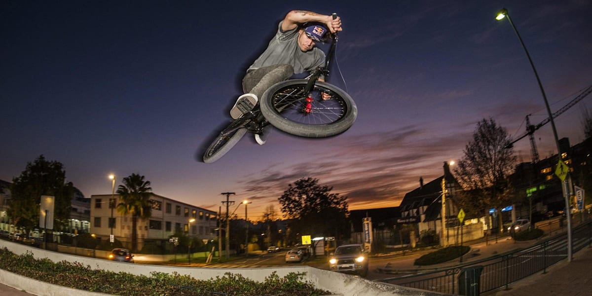 Night Driving and BMX Riding in the Streets of LA