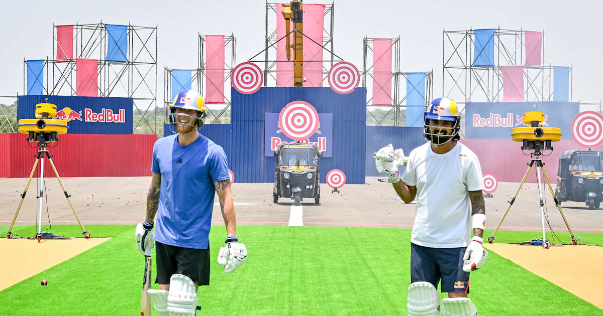 KL Rahul and Ben Stokes take on wild cricket challenge