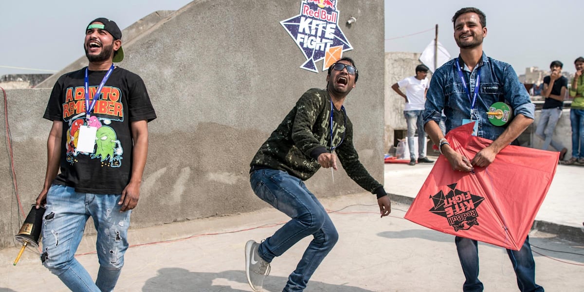 Action from Red Bull Kite Fight 2018