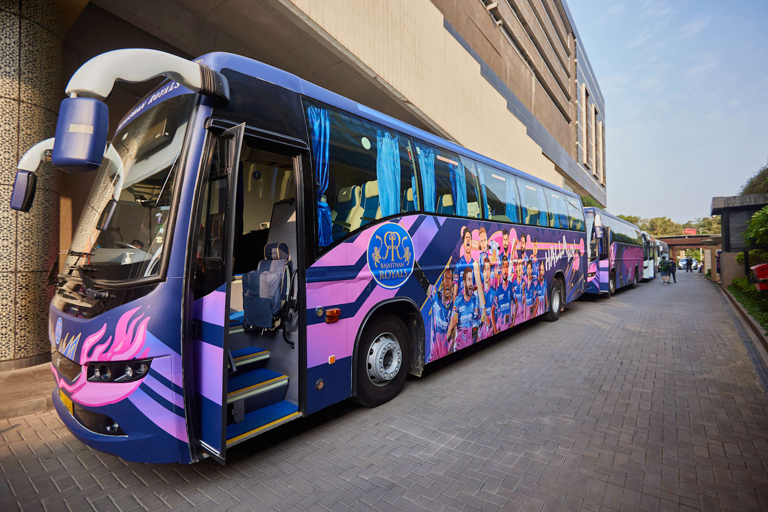Rajasthan Royals bus: Interview on artwork and design