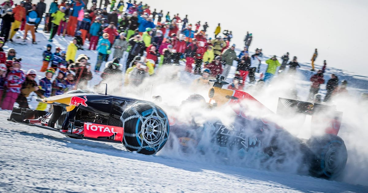 The making of the Red Bull F1 snow run ++video++