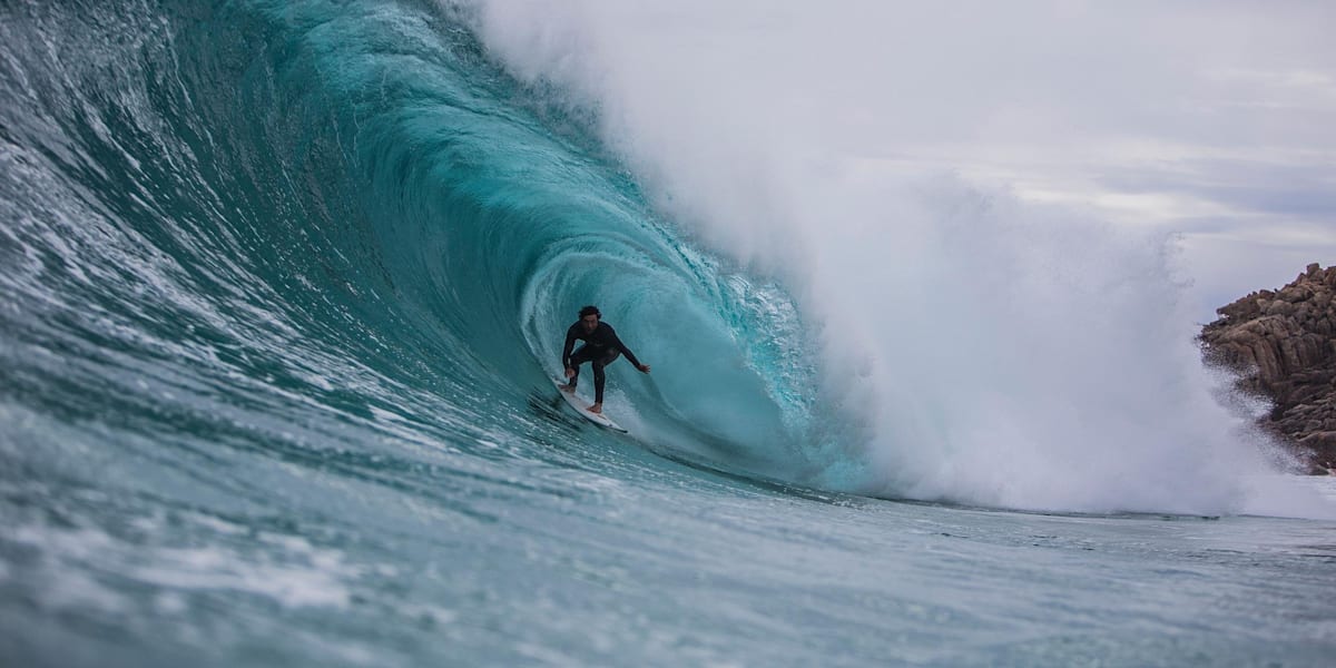 Ciclón Marcus surf ++vídeo++ Jay Davies West Oz