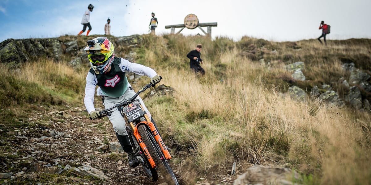 Red Bull Hardline 2022 Course preview Jackson Goldstone