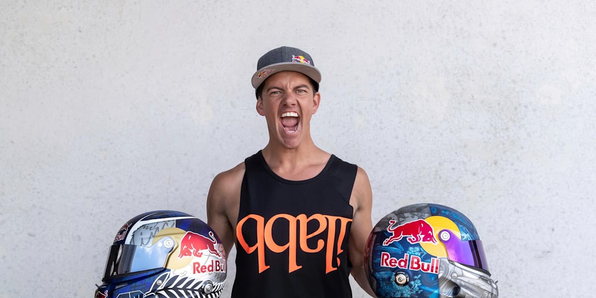 Mad Mike Whiddett 獲贈兩頂專屬新頭盔