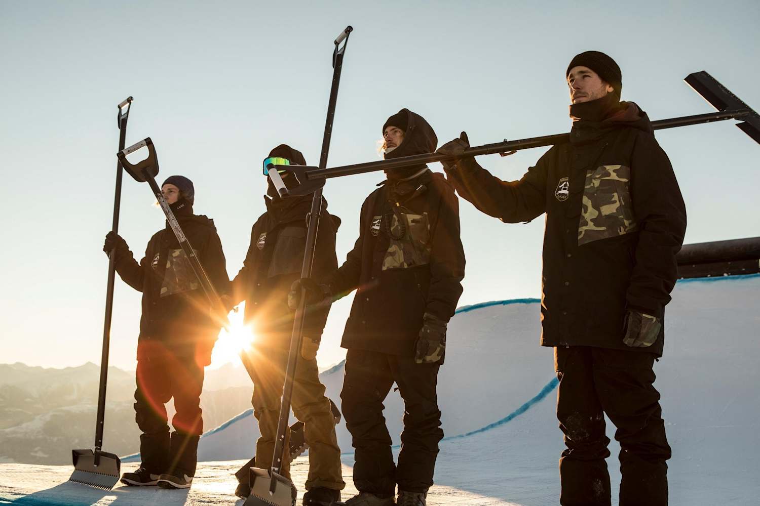 Laax Open 2018 course build information | Snowpark Laax