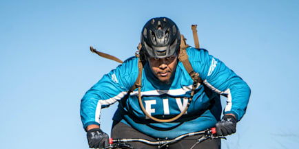 Anthony Lopez lost 300 pounds through mountain biking