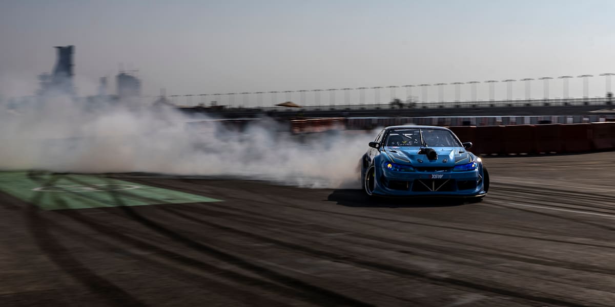 Red Bull Car Park Drift World Final with 2 Saudi locals