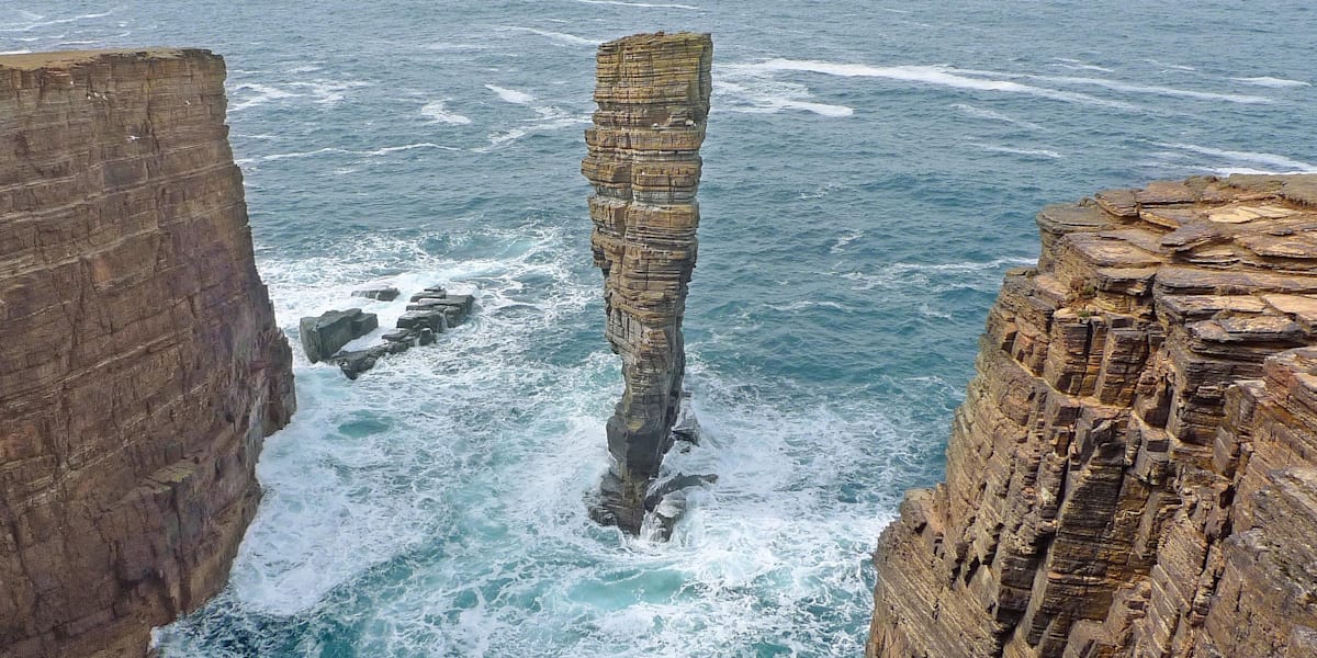 totem pole sea stack