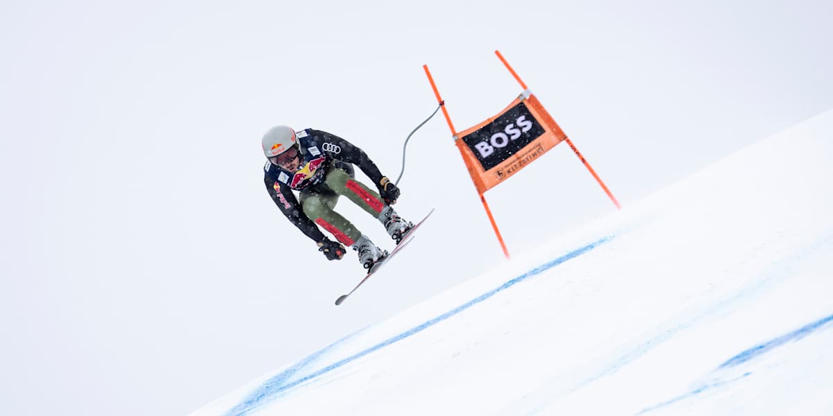 Austria skier Marcel Hirscher tackles the Streif: video