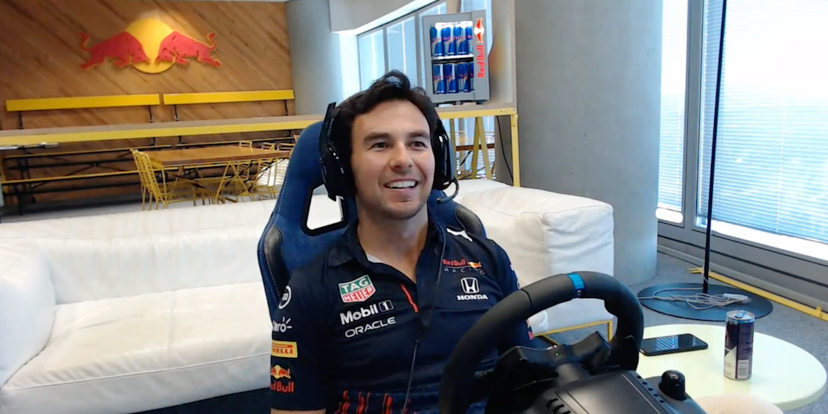 F1 Driver Sergio “Checo” Pérez Talks Gaming at Red Bull Homestretch