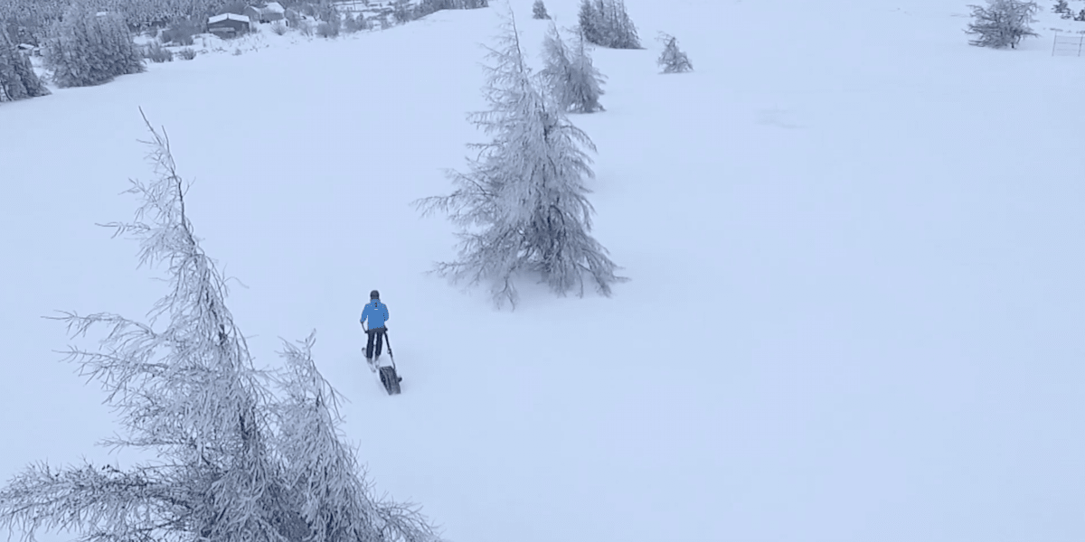 Skizee: El invento revolucionario del esquí a motor