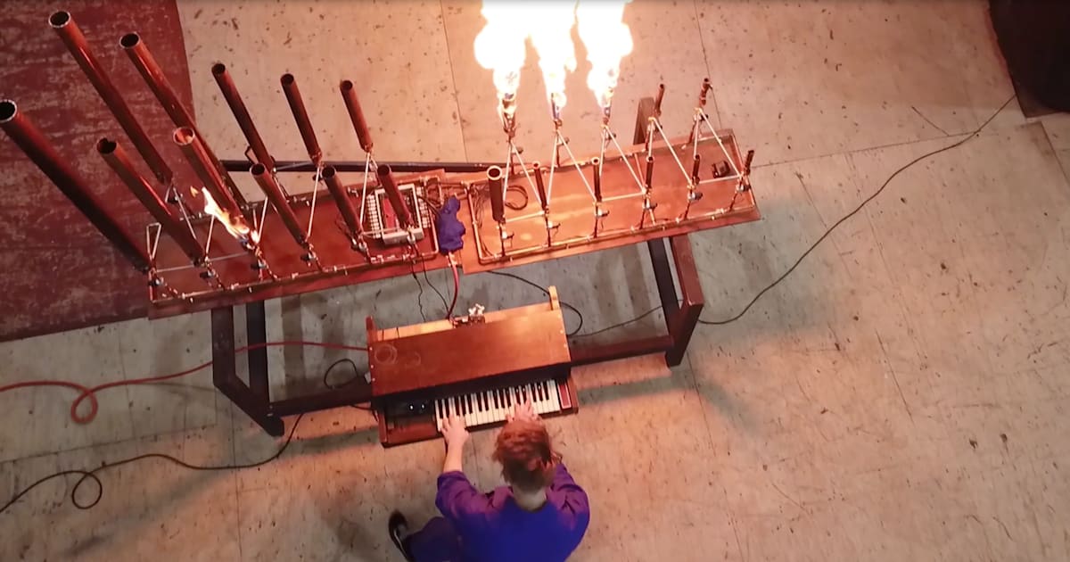 How to make a fire organ with LOOK MUM NO COMPUTER