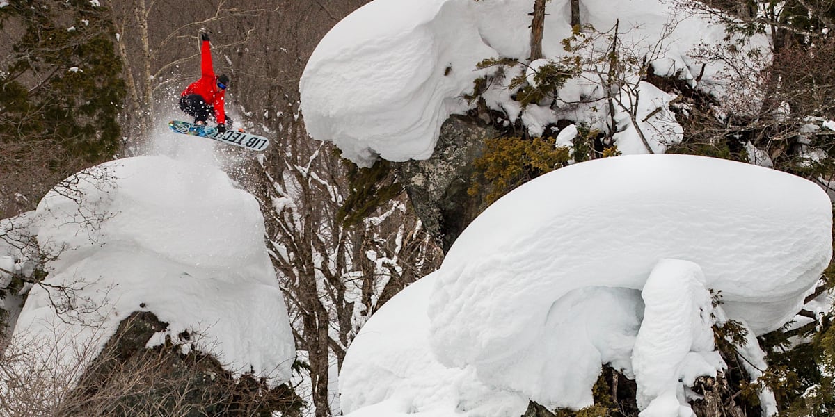 Travis Rice and Super Mario Pillows in Japan | Red Bull