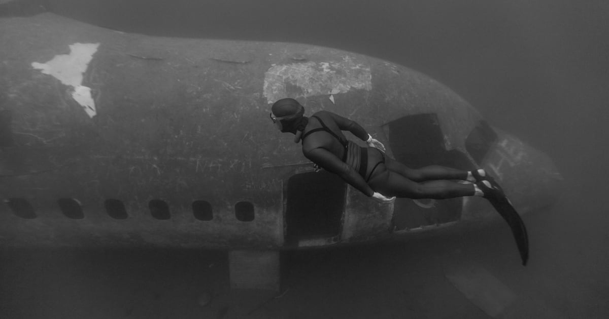 Watch Divers Explore an Underwater Plane Wreck