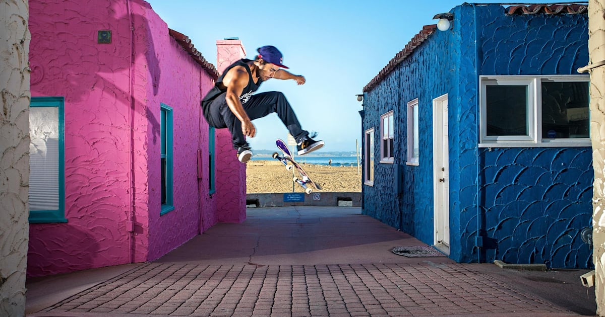 Colour and the kids - Boaz Aquino in California