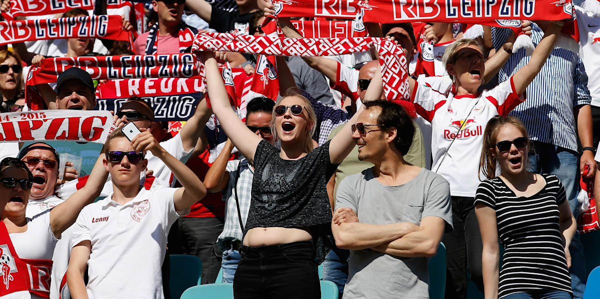 RB Leipzig promotion party pictures