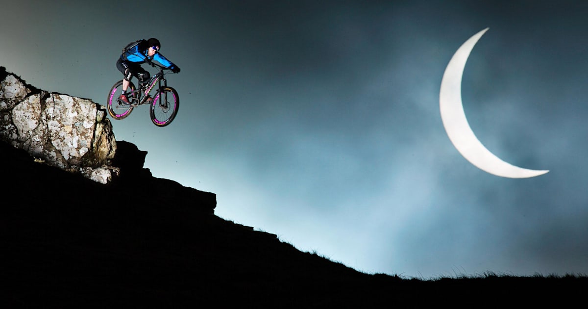 Danny MacAskill’s solar eclipse bike stunt, March 2015