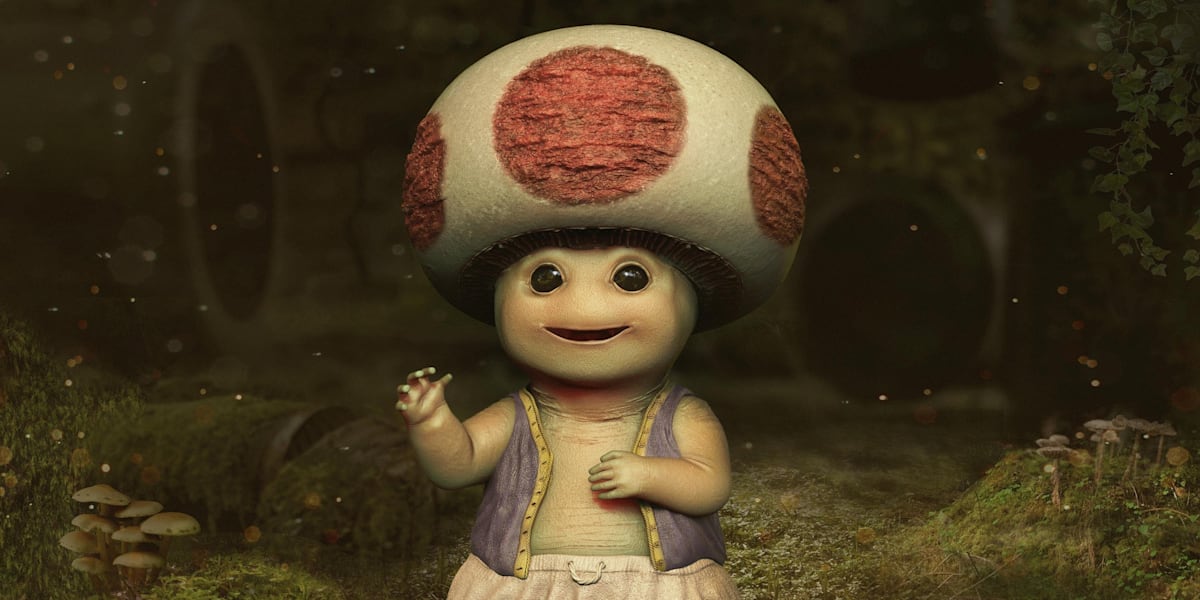 Le personnage Toad en version réaliste par Josh Dunlop
