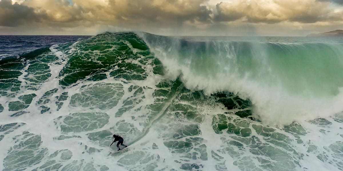 Andrew Cotton returns to mystical Irish big wave spot