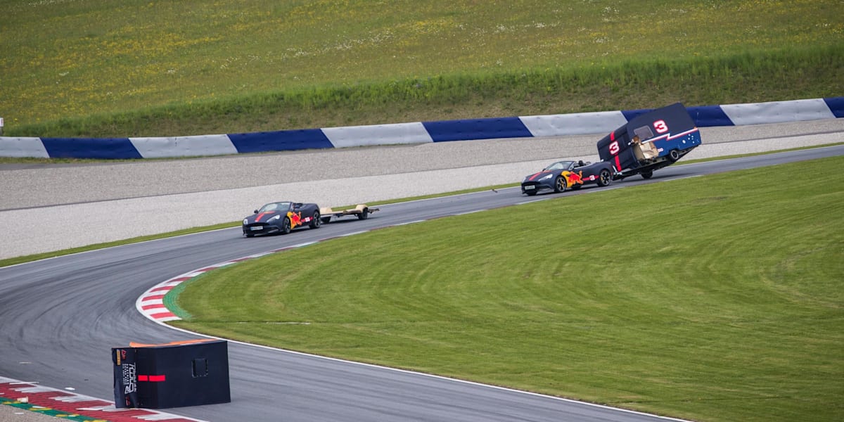 Watch a caravan race with an F1 twist