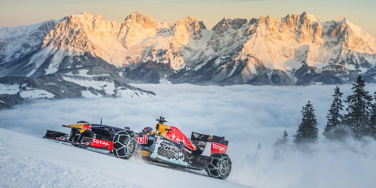 Strange places for F1 cars gallery