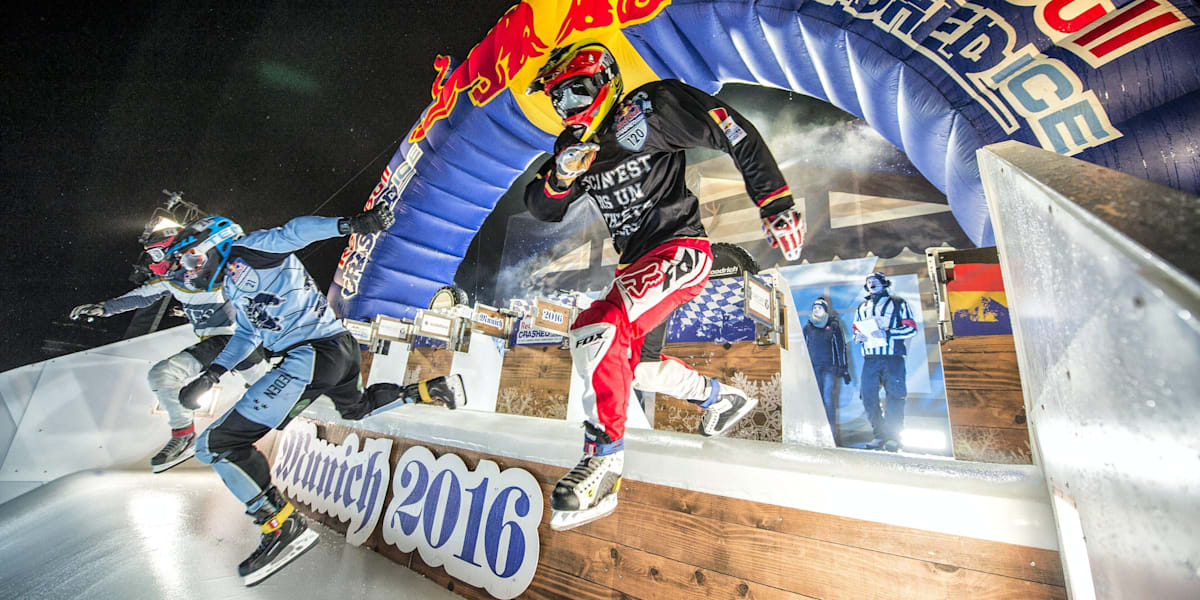Beste acties Red Bull Crashed Ice Munchen 2016