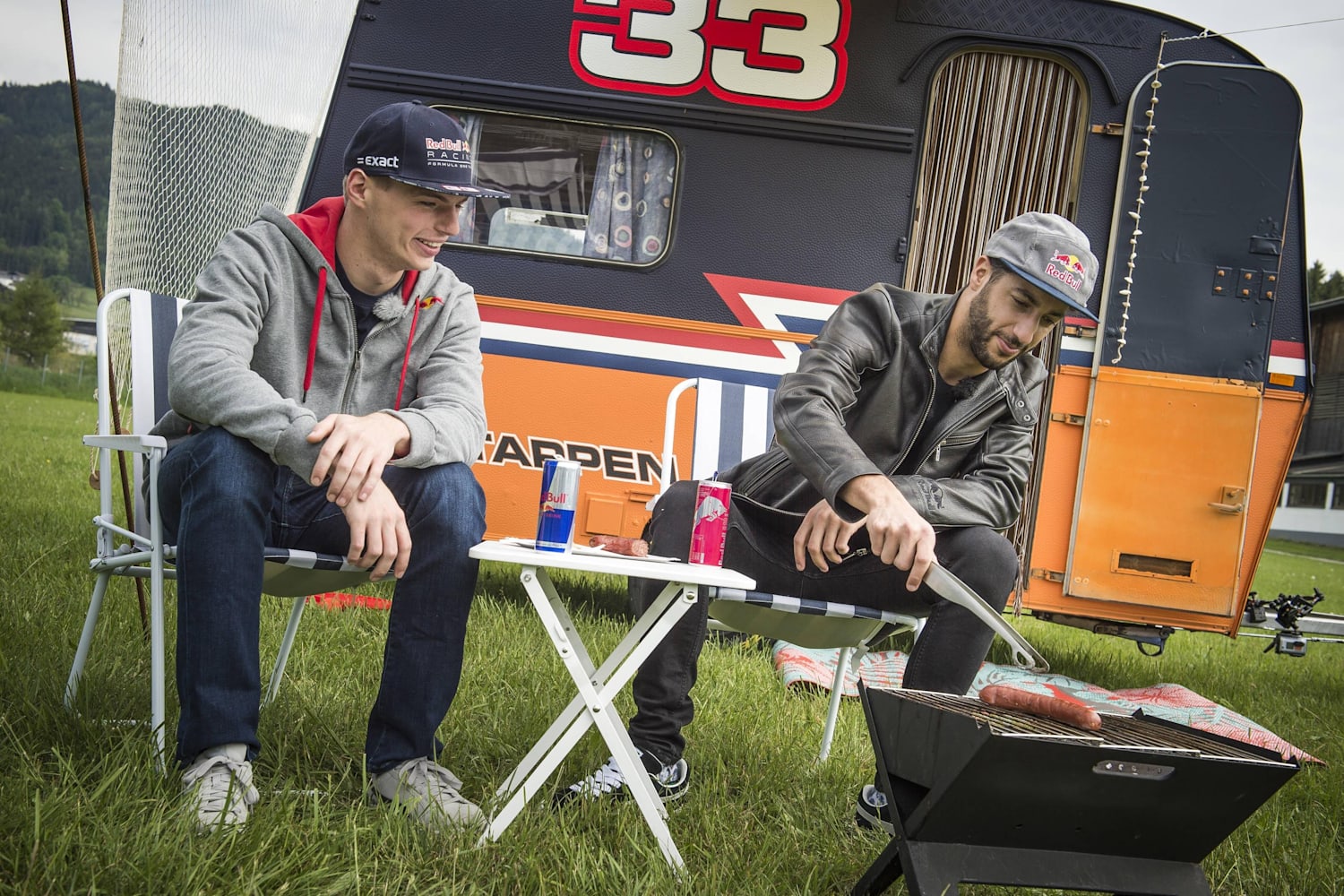 Red Bull Racing caravan race: Behind the scenes photos Red Bull Racing caravan race: Behind the scenes photos