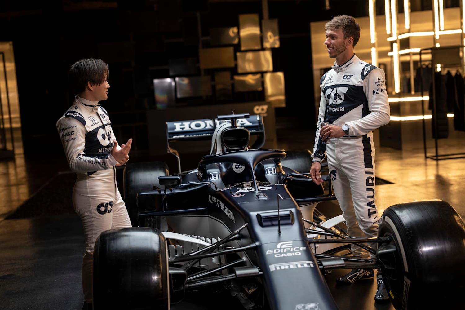 Pierre Gasly et Yuki Tsunoda, duo de choc d'AlphaTauri