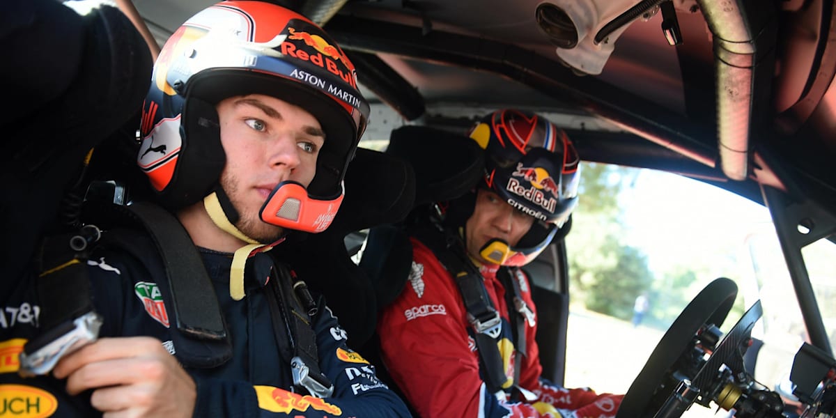 Pierre Gasly en WRC avec Sébastien Ogier ! GP France F1