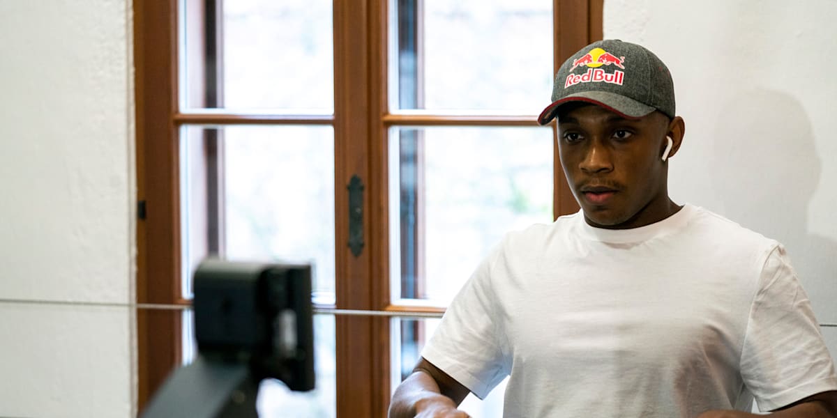 Ryan Pessoa at the Red Bull Athlete Performance Centre