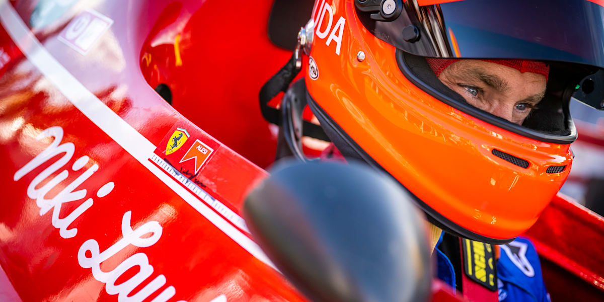 Mathias Lauda en el Lauda Ferrari: El “Desfile de Leyendas” hace historia