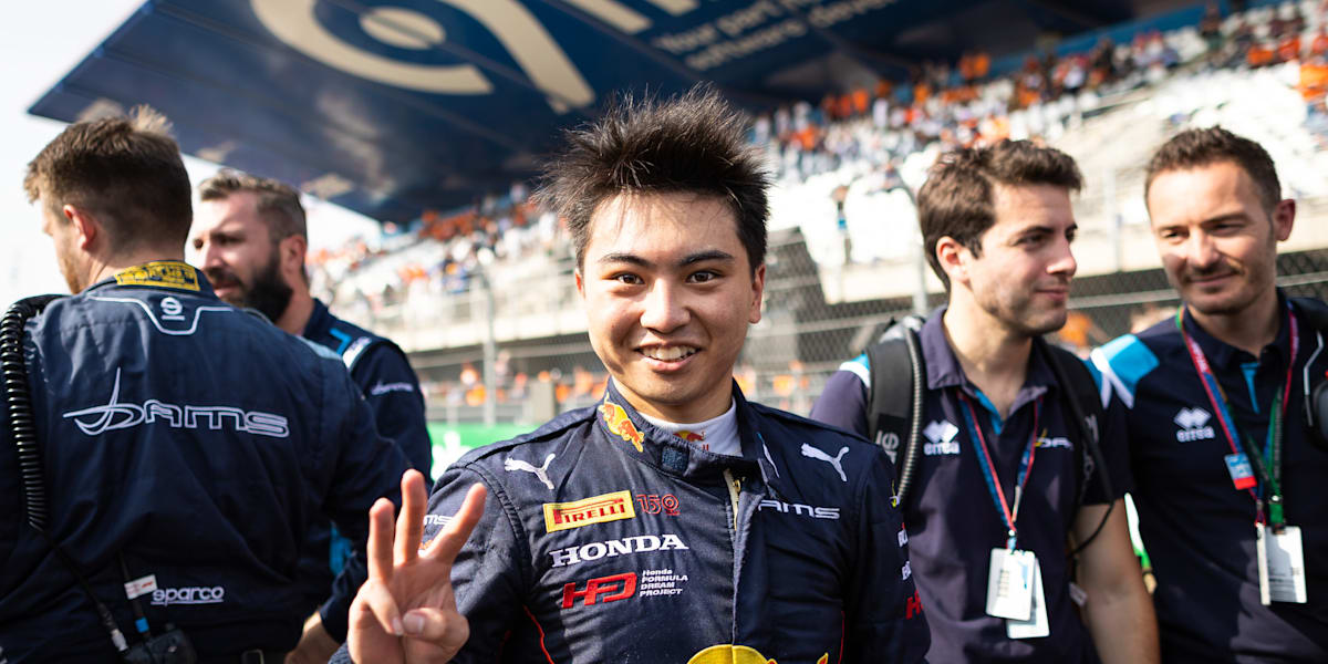 Hauger and Iwasa podium in Zandvoort F2