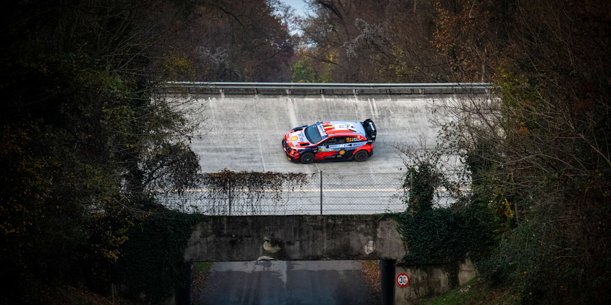 FIA World Rally Championship 2021: Monza aerial action