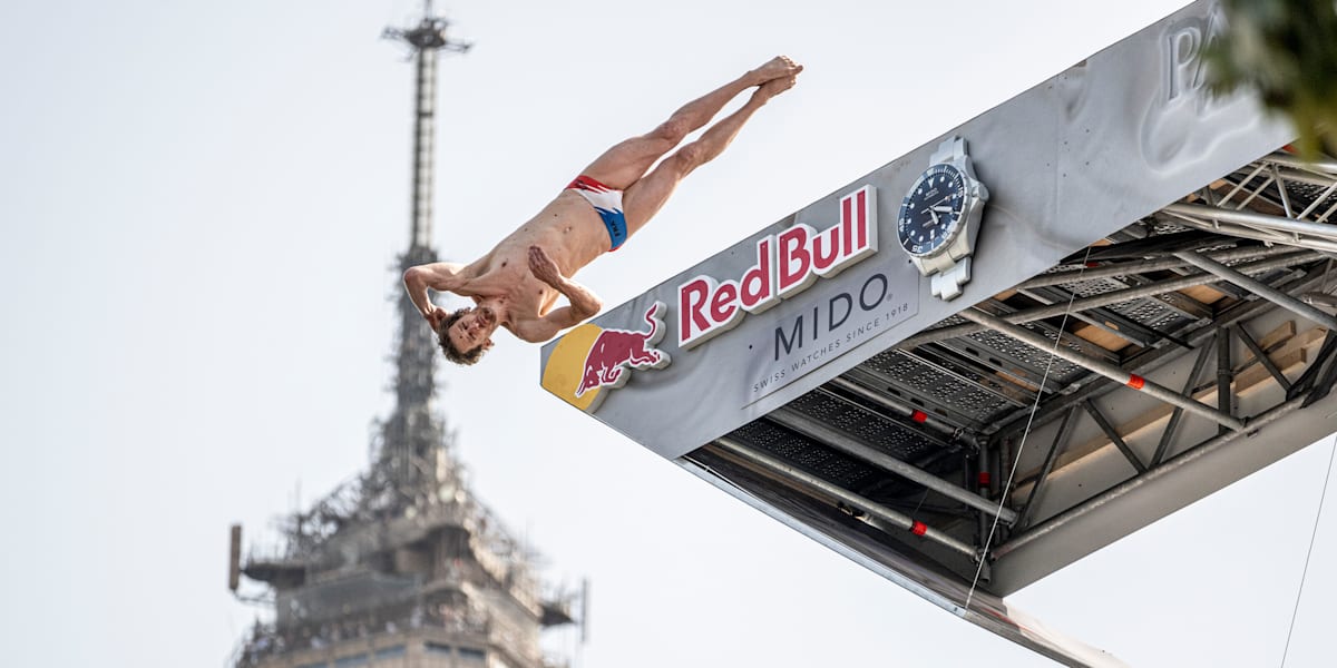 Red Bull Cliff Diving 2022: podium dives from Paris