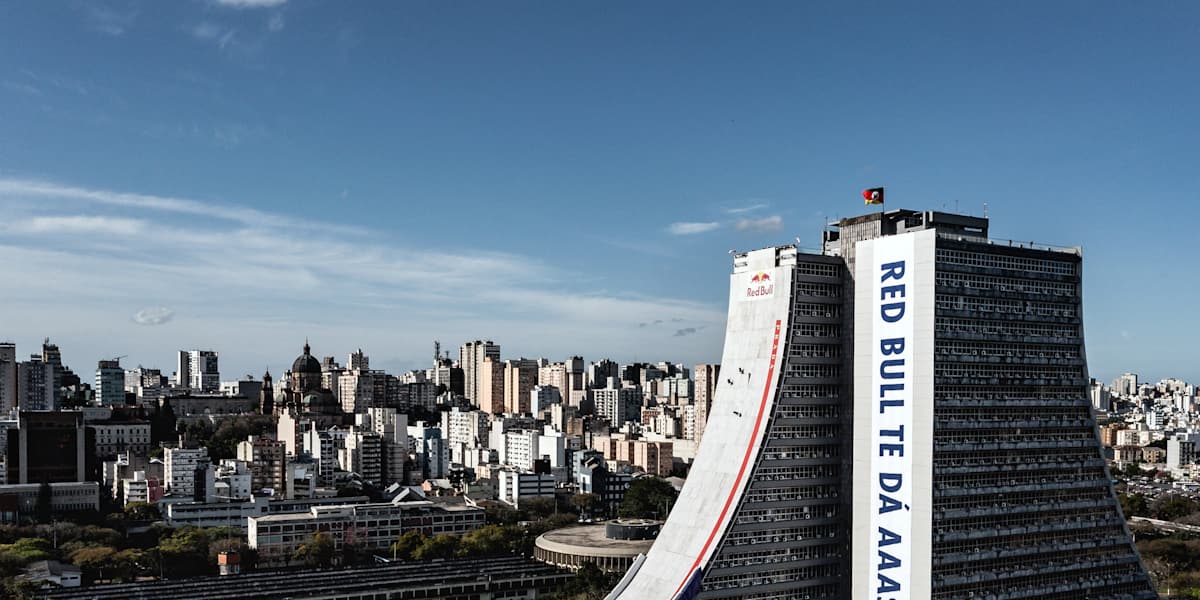 Red Bull Building Drop: Skateboarding with Sandro Dias