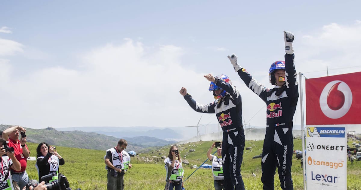 Sébastien Ogier's podiums from the WRC 2017