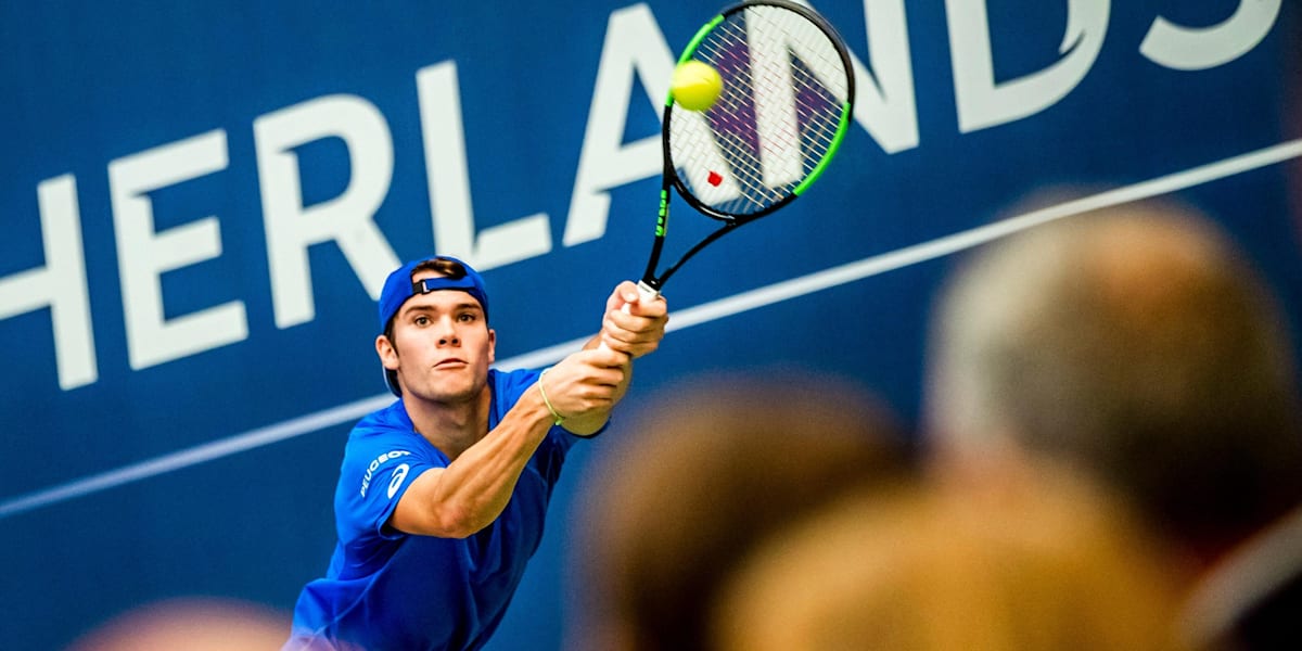 Nederlands tennistalent aan slag in finale in Milaan