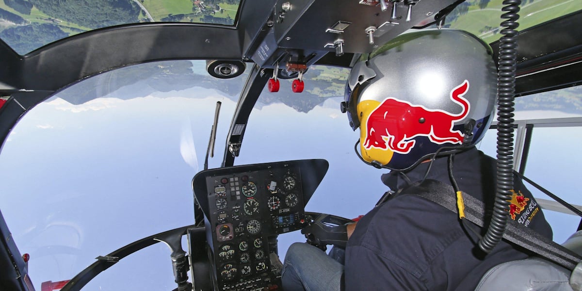 Virtual Reality: 360 degree stunt helicopter *video*