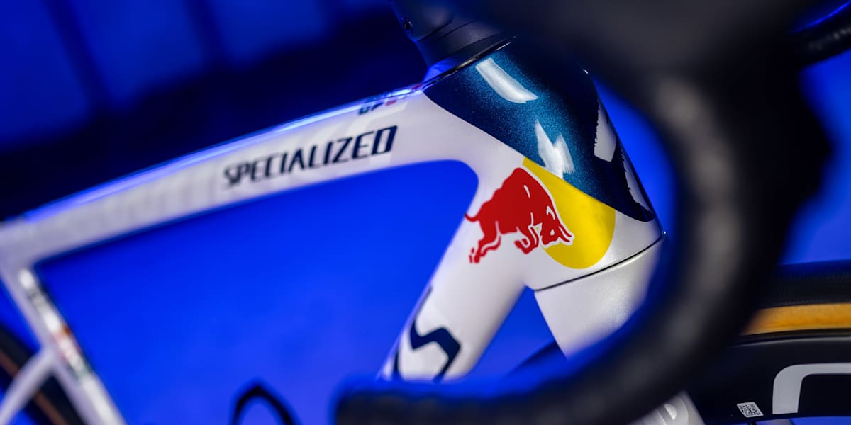 The Red Bull – BORA – hansgrohe Tour de France bike The Red Bull – BORA – hansgrohe Tour de France bike