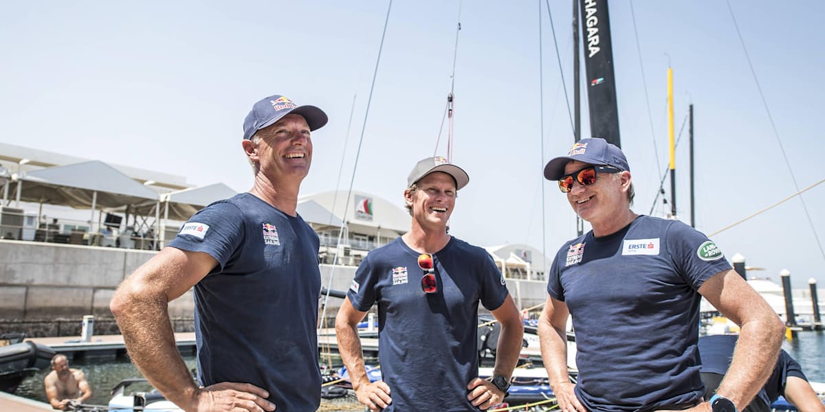 Red Bull Sailing Team Just Harbored at Muscat Shores