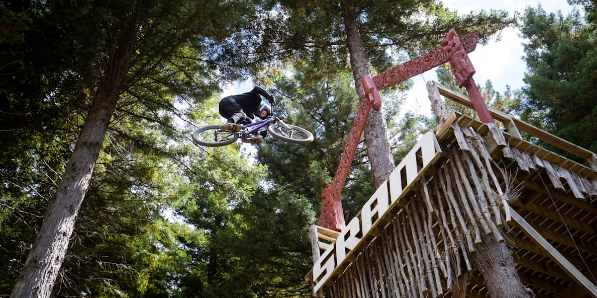 Crankworx: Rotorua Slopestyle course – Griffin Paulson