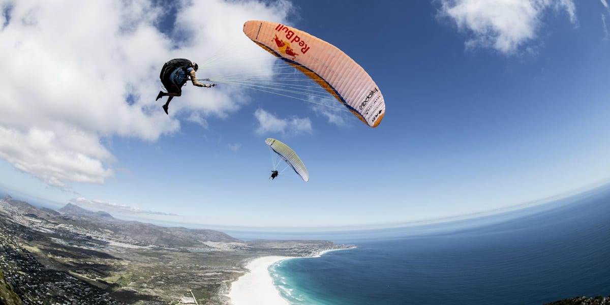 Best images of French acro paraglider Tim Alongi
